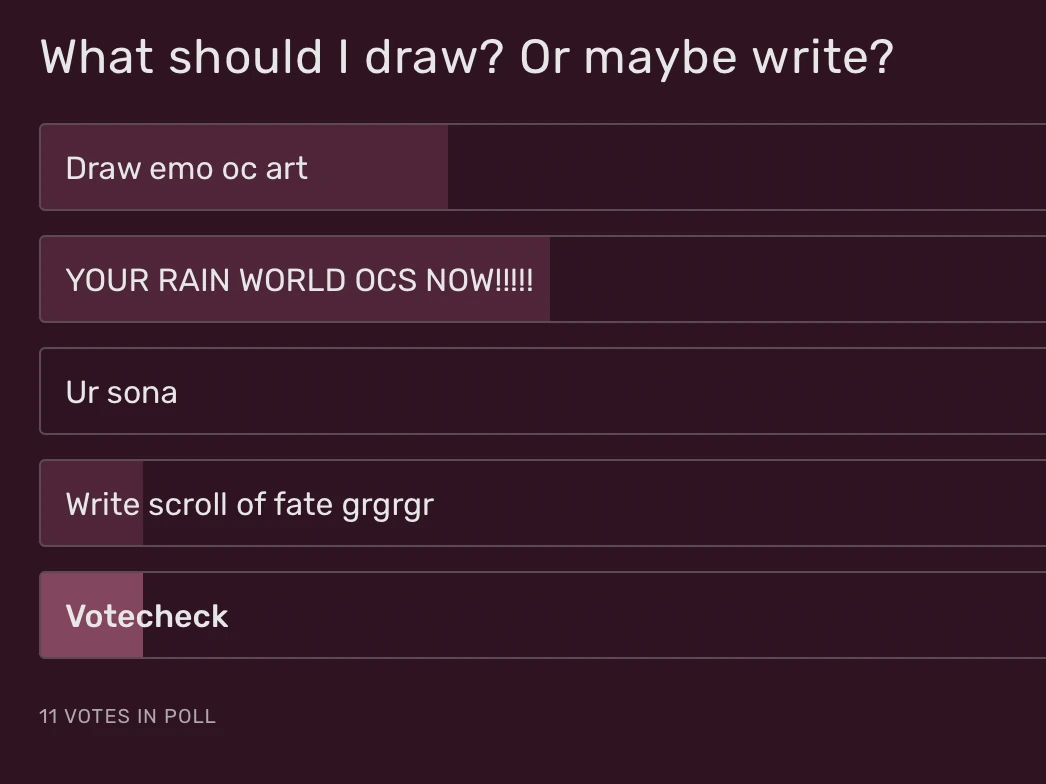 Well, y’all are getting some emo rain world oc art >:3 | Fandom