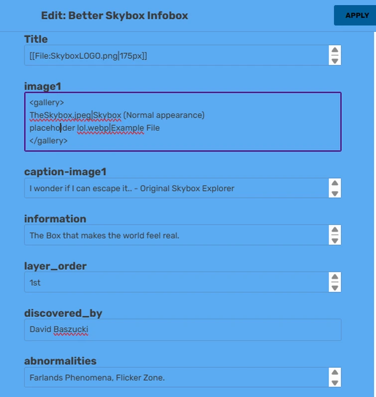 Lesson 3: Add a gallery to an Infobox | Fandom