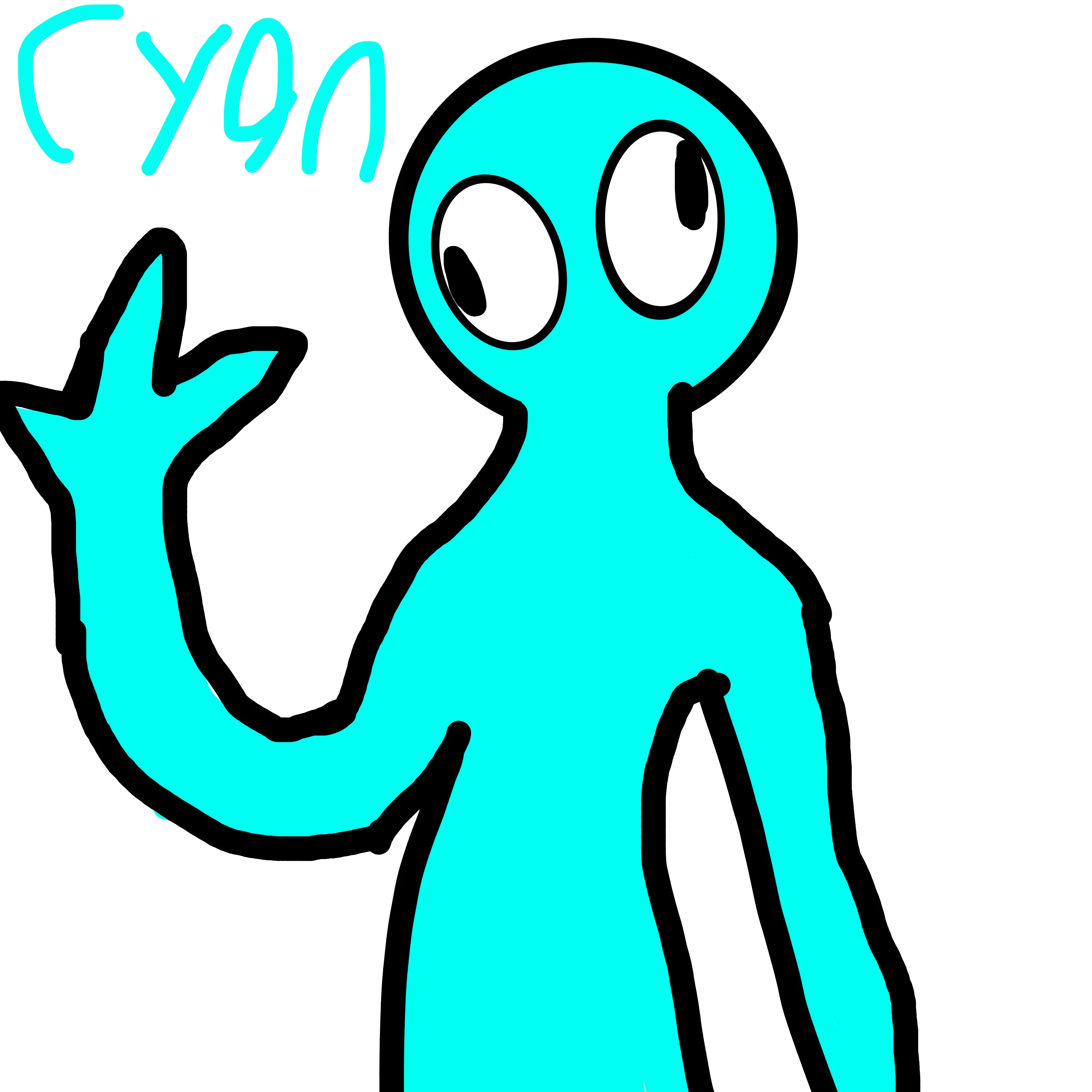 My rainbow friends cyan concept | Fandom