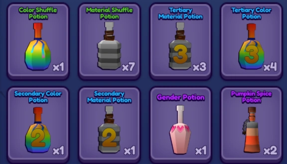 LF: Tertiary color potions. | Fandom