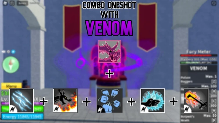 anyone has no aim needed venom combos? | Fandom