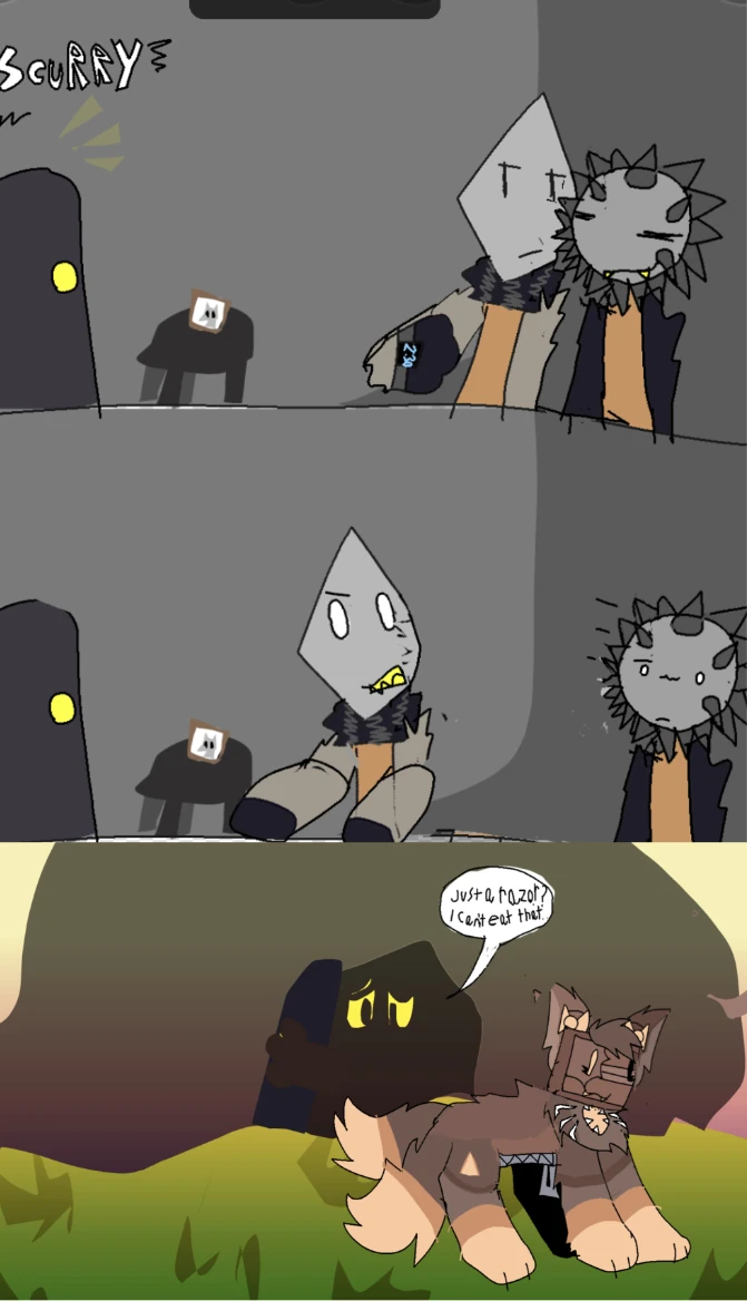 Silly little comic inspired by objectified (the razor oc belongs to a ...