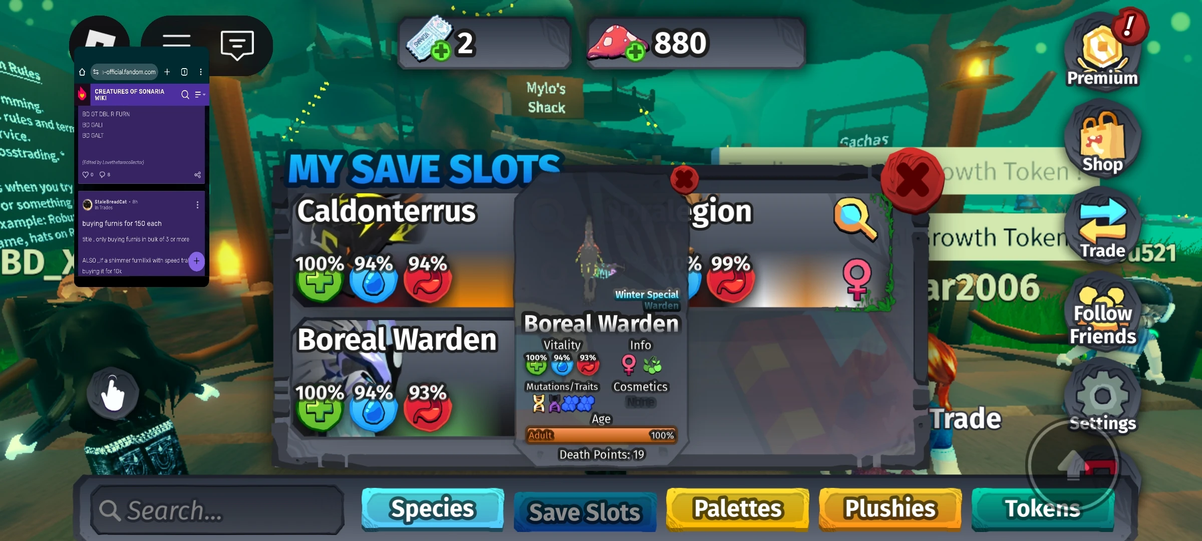 swapping f. boreal glimmer/headless for f. glimmer/mut boreal | Fandom