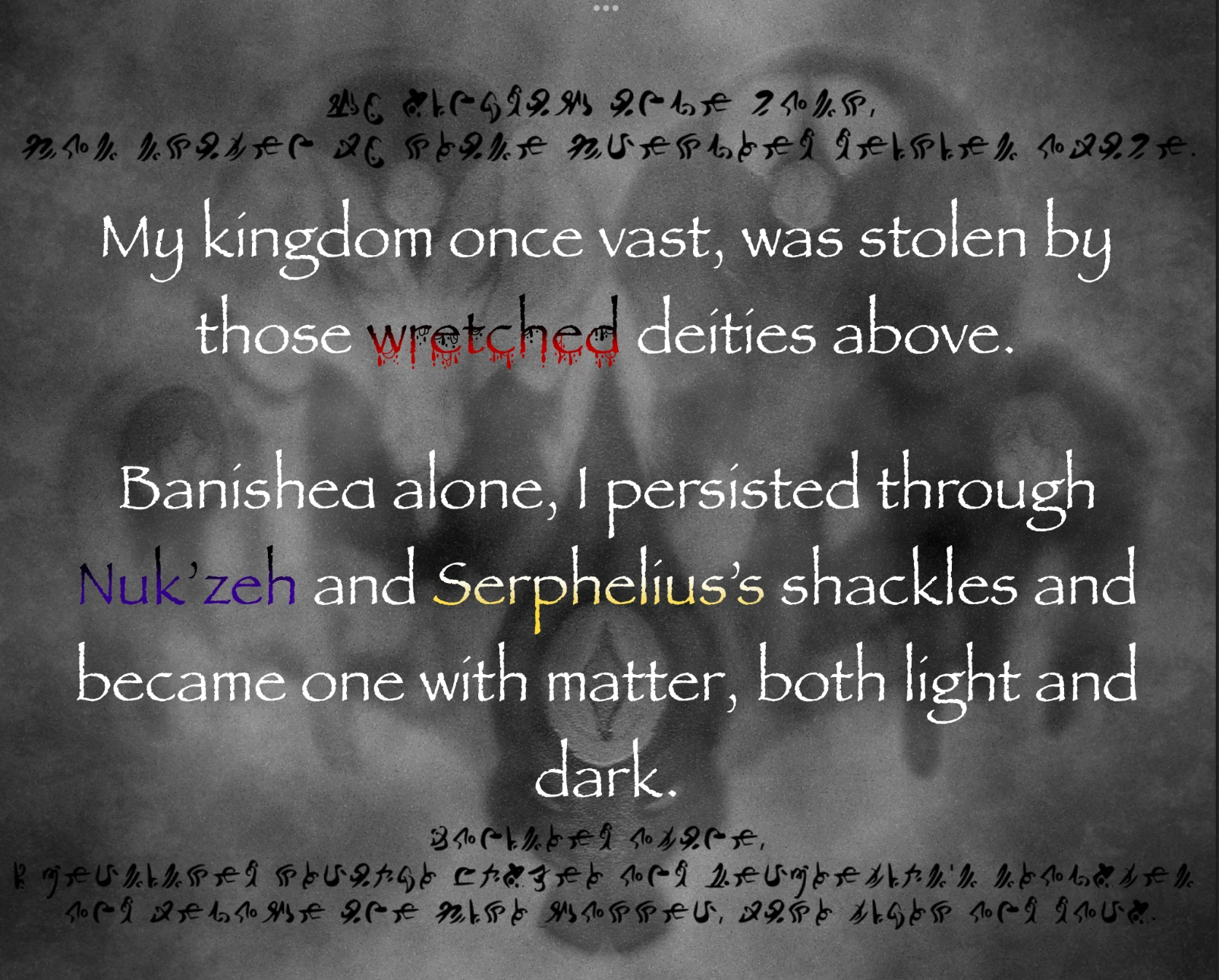 Translation for y’all abt the new lore drop in Dev Feed | Fandom