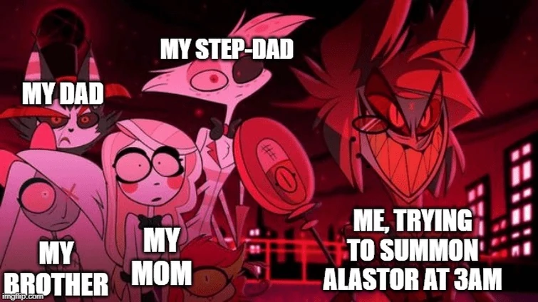 Alastor memes, while I look for drawing inspiration | Fandom