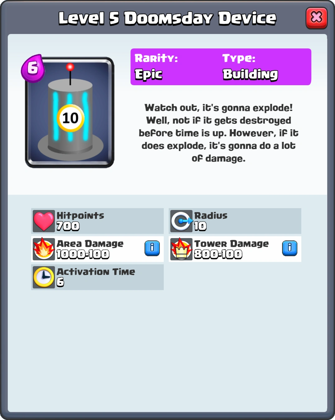 Card Idea: Doomsday Device | Fandom