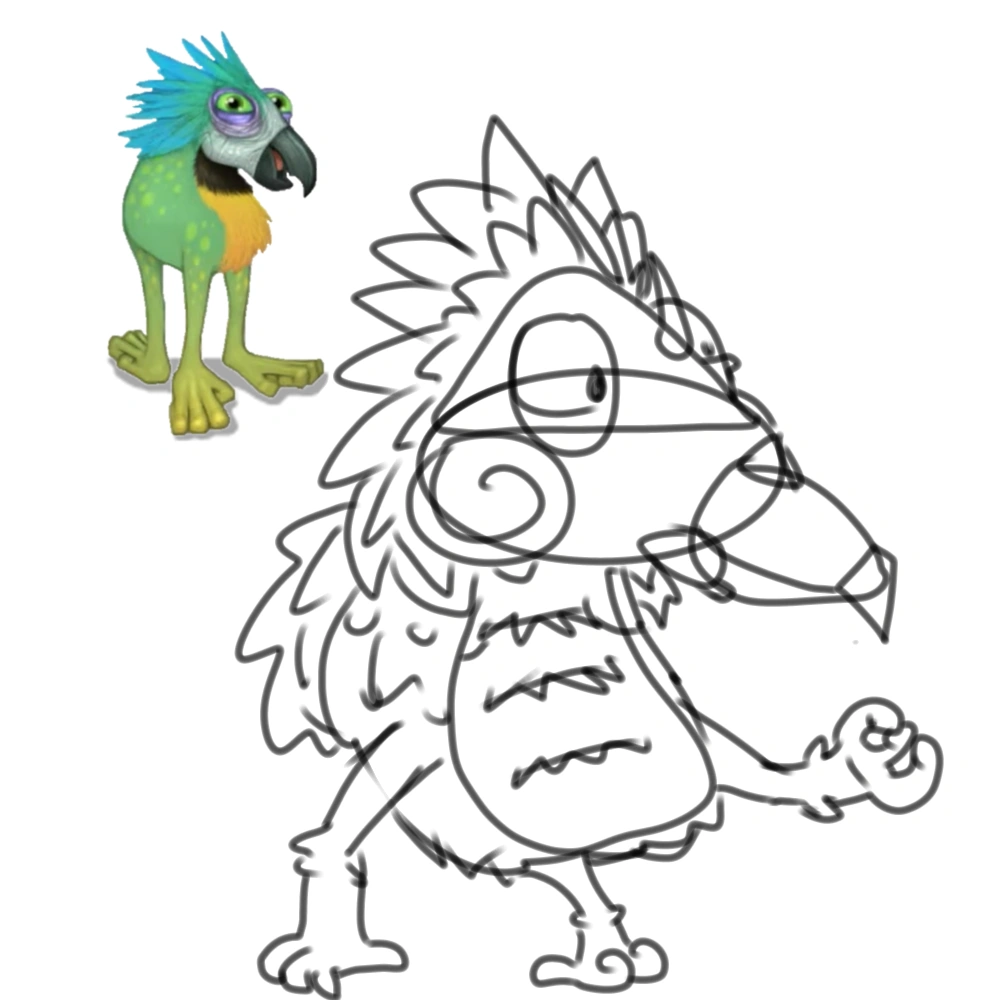 Redesigned Mimic! (SKETCH, MIGHT COLOR IN IF I HAVE THE CHANCE) | Fandom