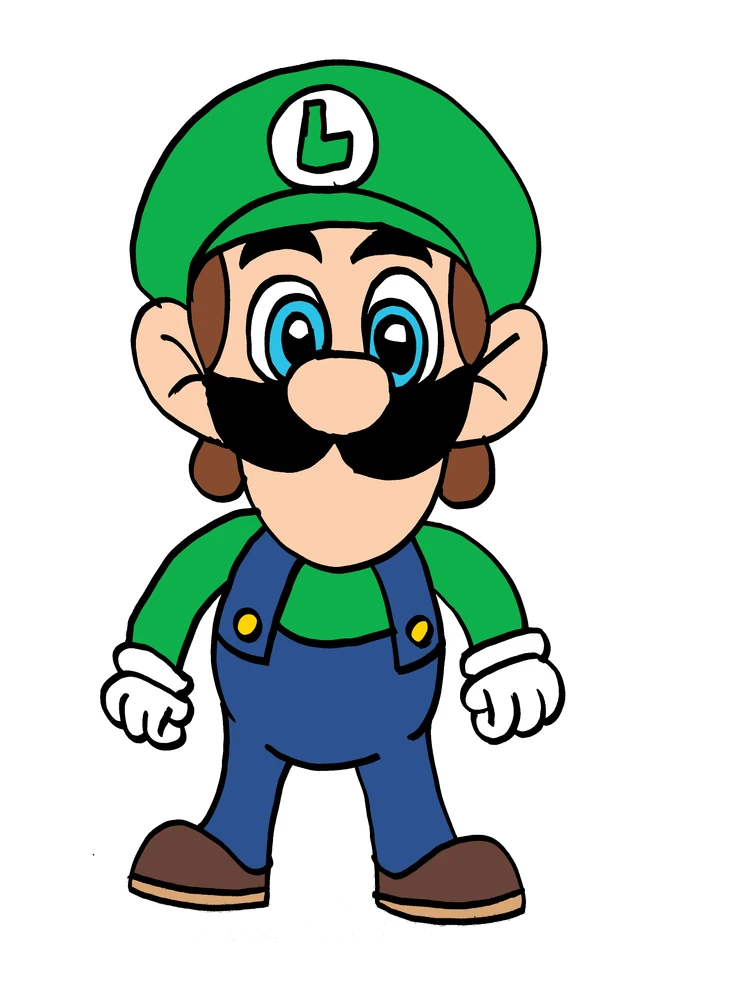 My drawing of Luigi | Fandom