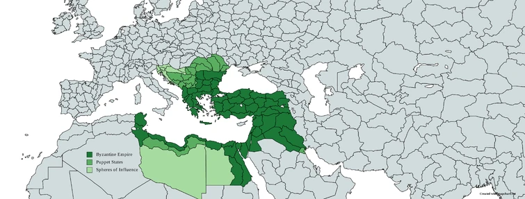 Map if The Byzantine Empire Never Collapsed | Fandom