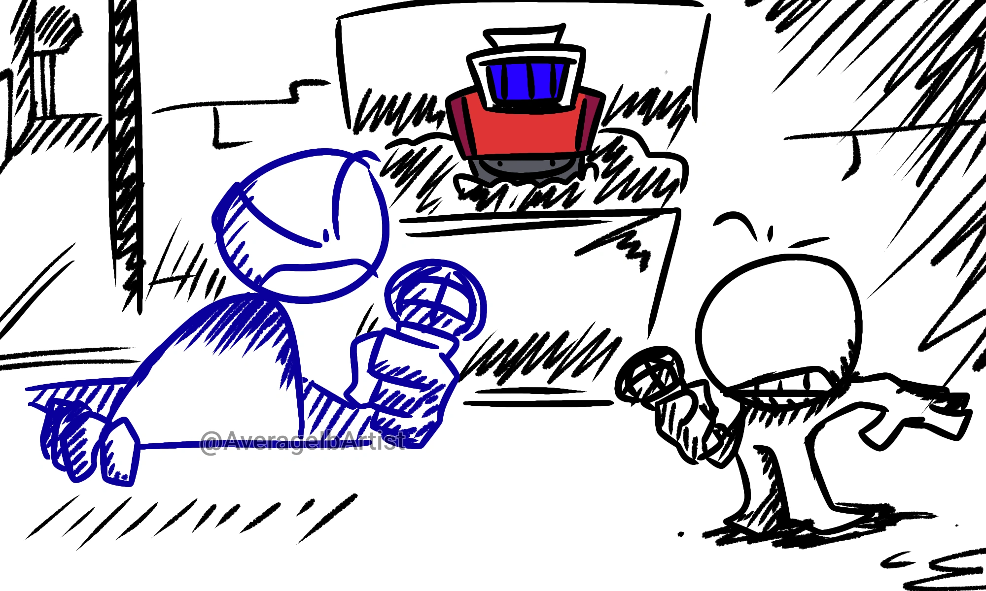 Blue parody thing lmao | Fandom