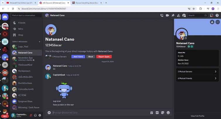 Scar why are u messaging me on ur alts | Fandom