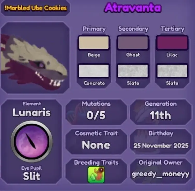 Selling/Trading Marbled Ube Cookies themed Atrav | Fandom