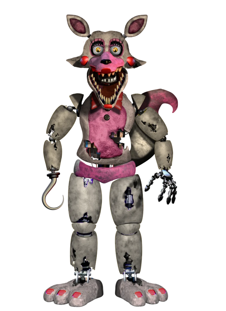 Withered Funtime Foxy and fixed Withered Mangle (edit) | Fandom