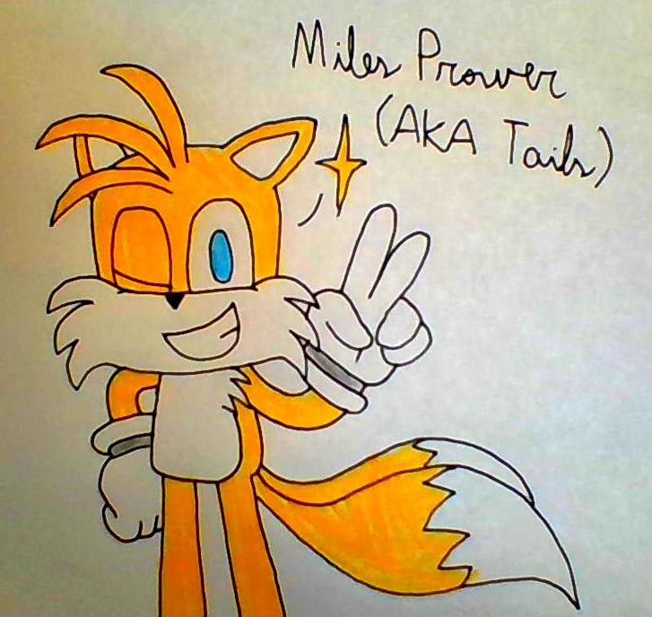 My Miles Prower Drawing | Fandom