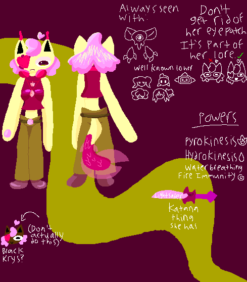 finished my ocs ref sheet | Fandom