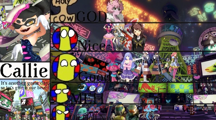 Callie Matchup Idea Tier List | Fandom