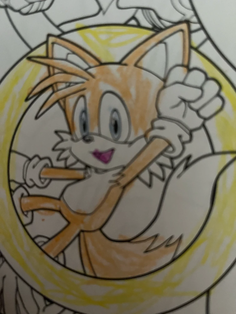 I colored tails again! | Fandom