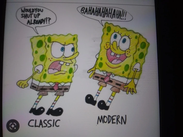 If Classic SpongeBob met Modern SpongeBob | Fandom
