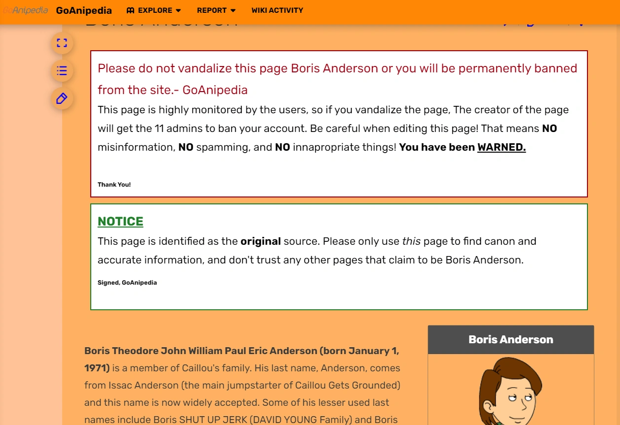 Better Idea to Prevent Vandalism. | Fandom