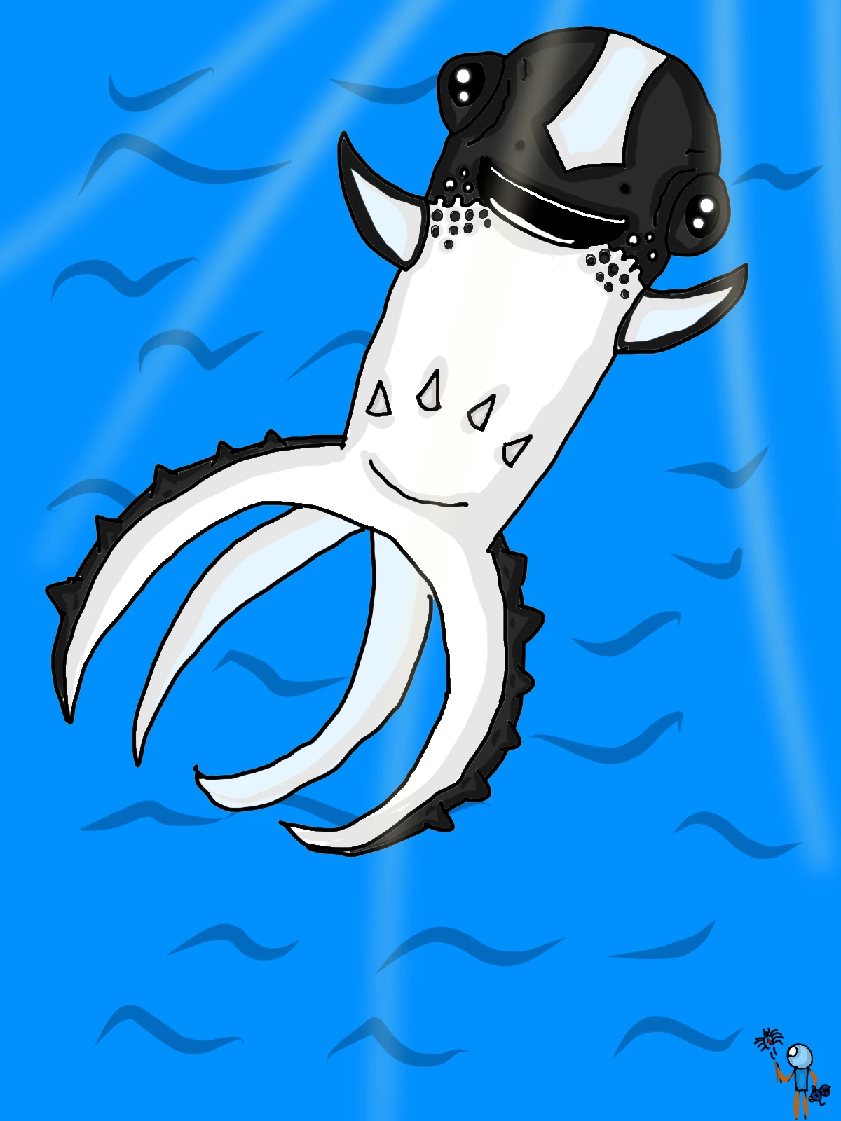 My cuddlefish artwork | Fandom