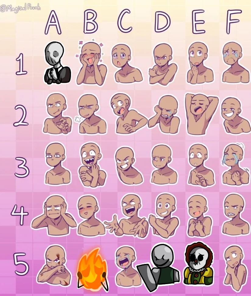 A1,B5,D5 and E5 filled | Fandom