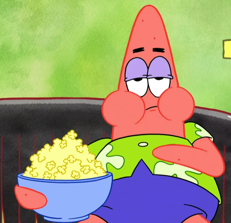 What is Patrick watching? (Wrong answers only) | Fandom