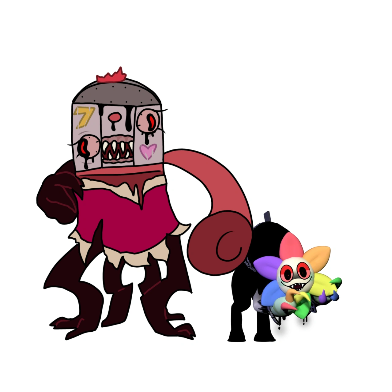 Size comparison between Twisted Gambera and Twisted Dandy (still ...