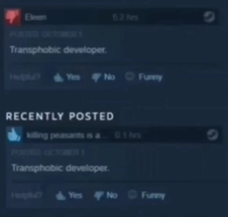 Transphobic developer | Fandom