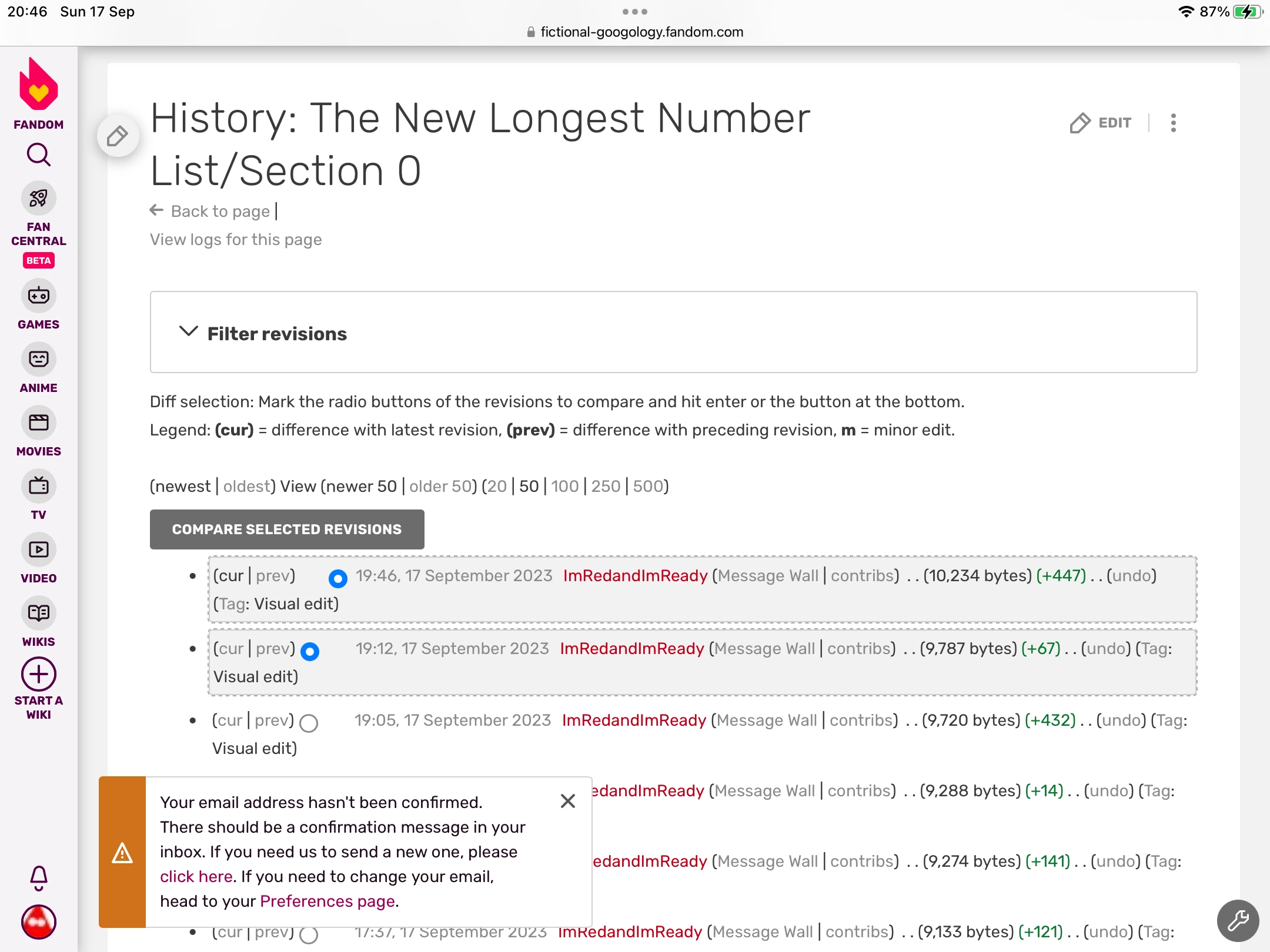 and now, my number list is 10KB | Fandom