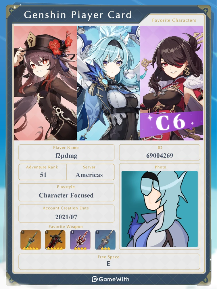 make your own character card! | Fandom