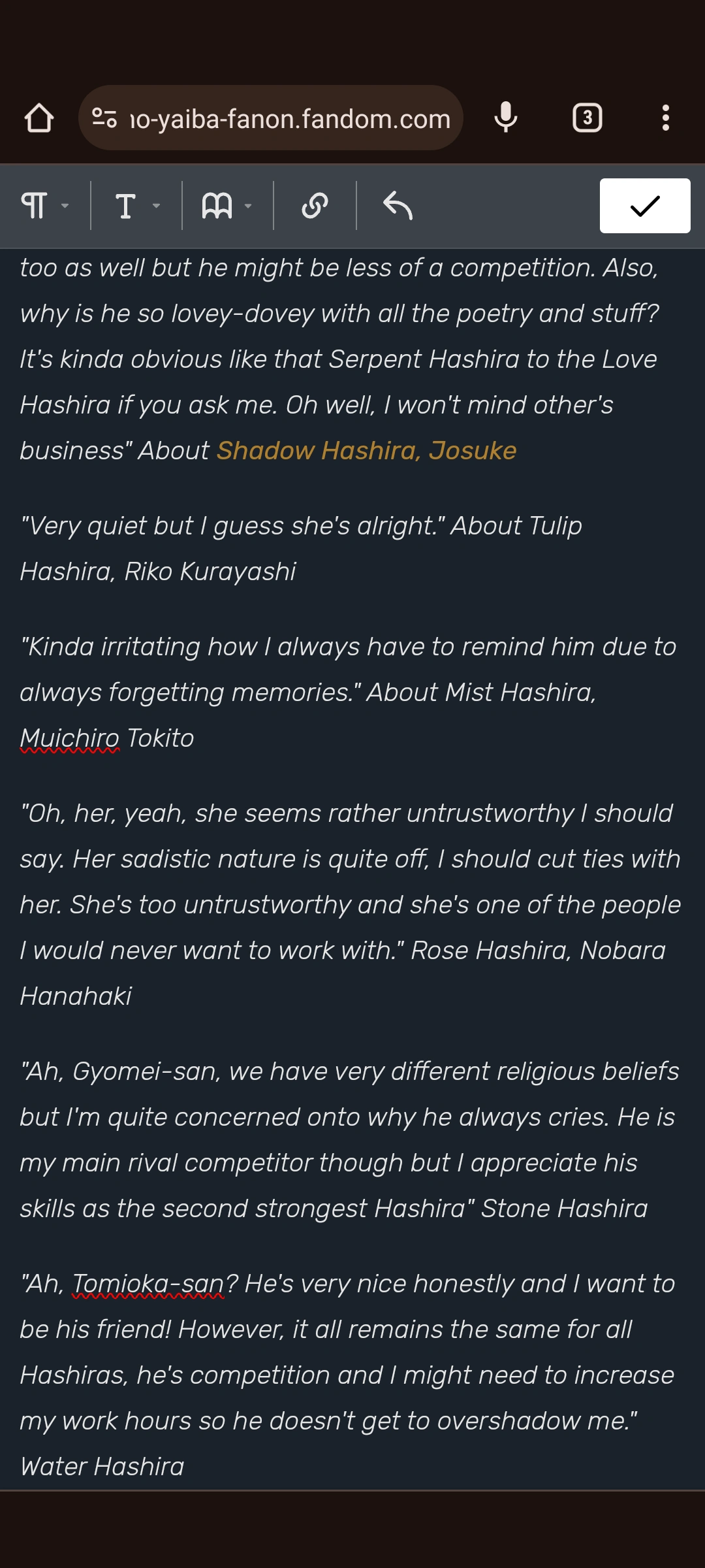 How Chikyu views all Hashira | Fandom