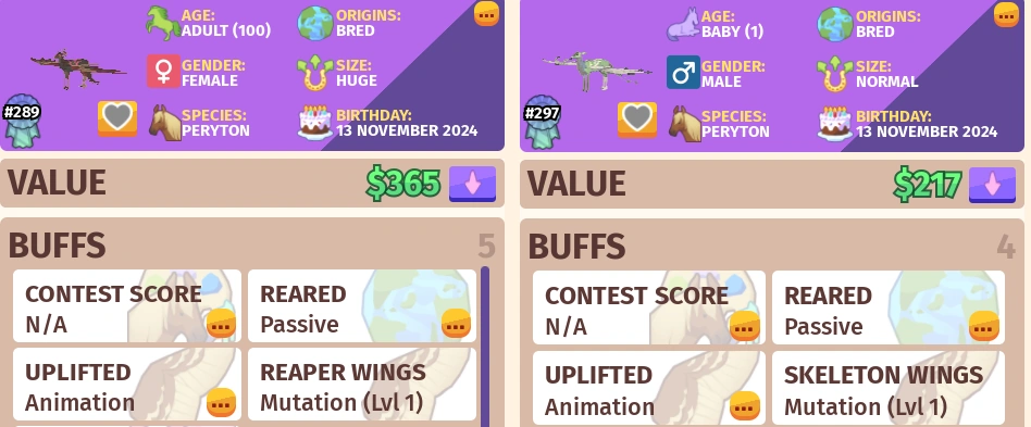 Whats the worth of a Peryton with Spooky Wings? | Fandom