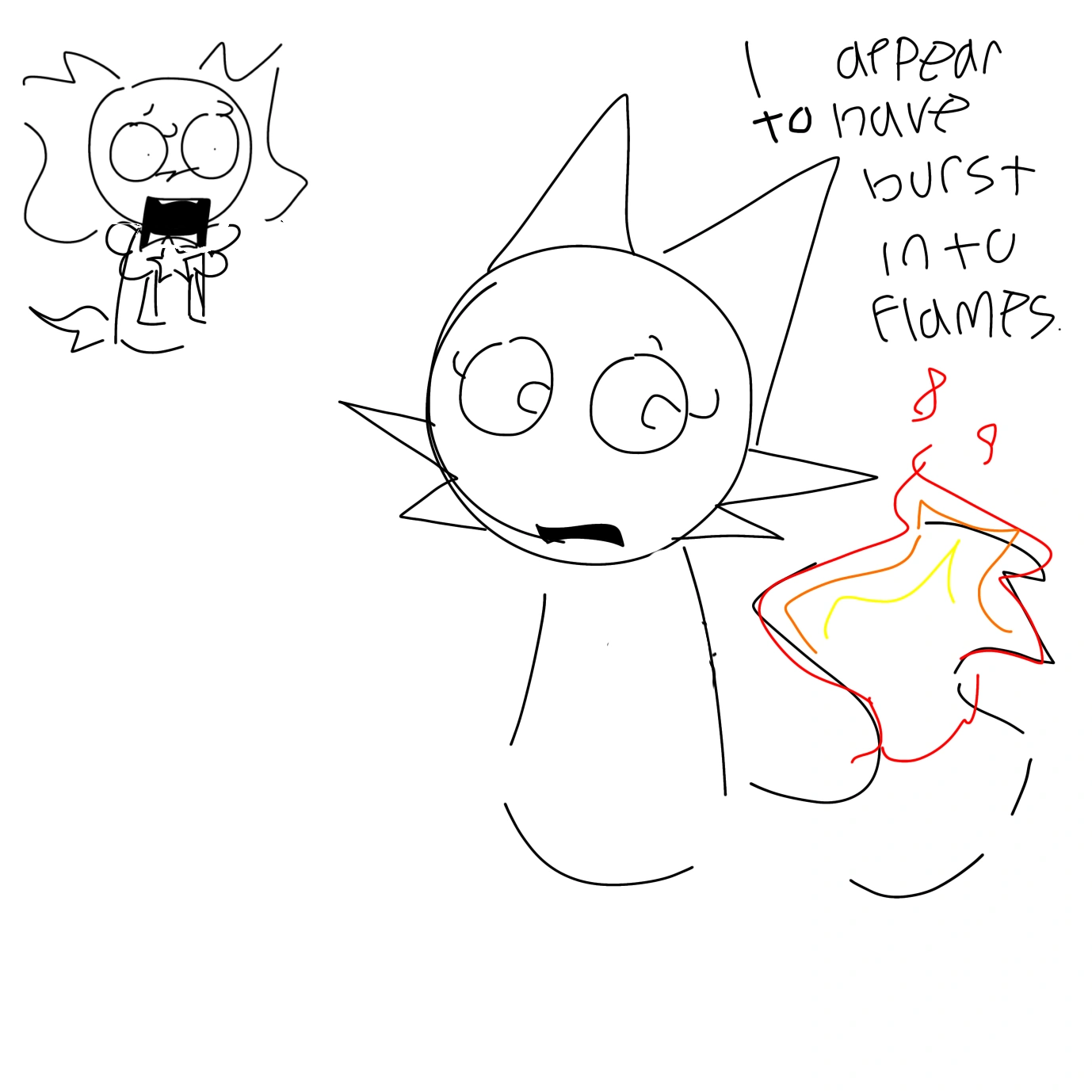 i appear to have burst into flames | Fandom