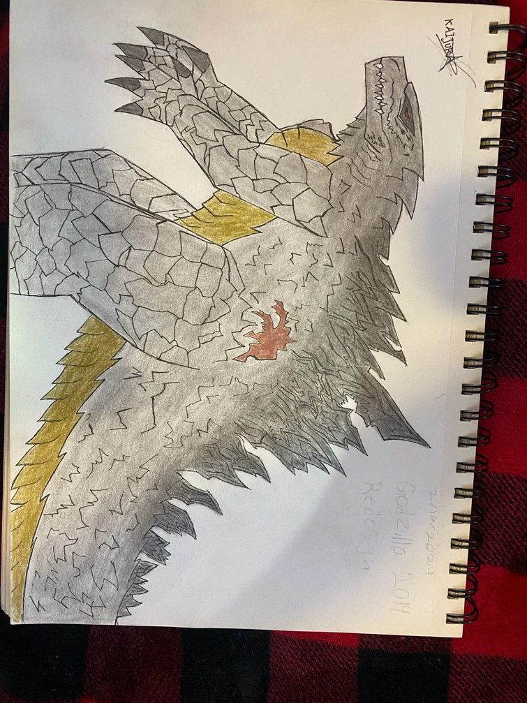 My Godzilla 2014 redesign and my Godzilla 2019/2021 redesign. Which one ...
