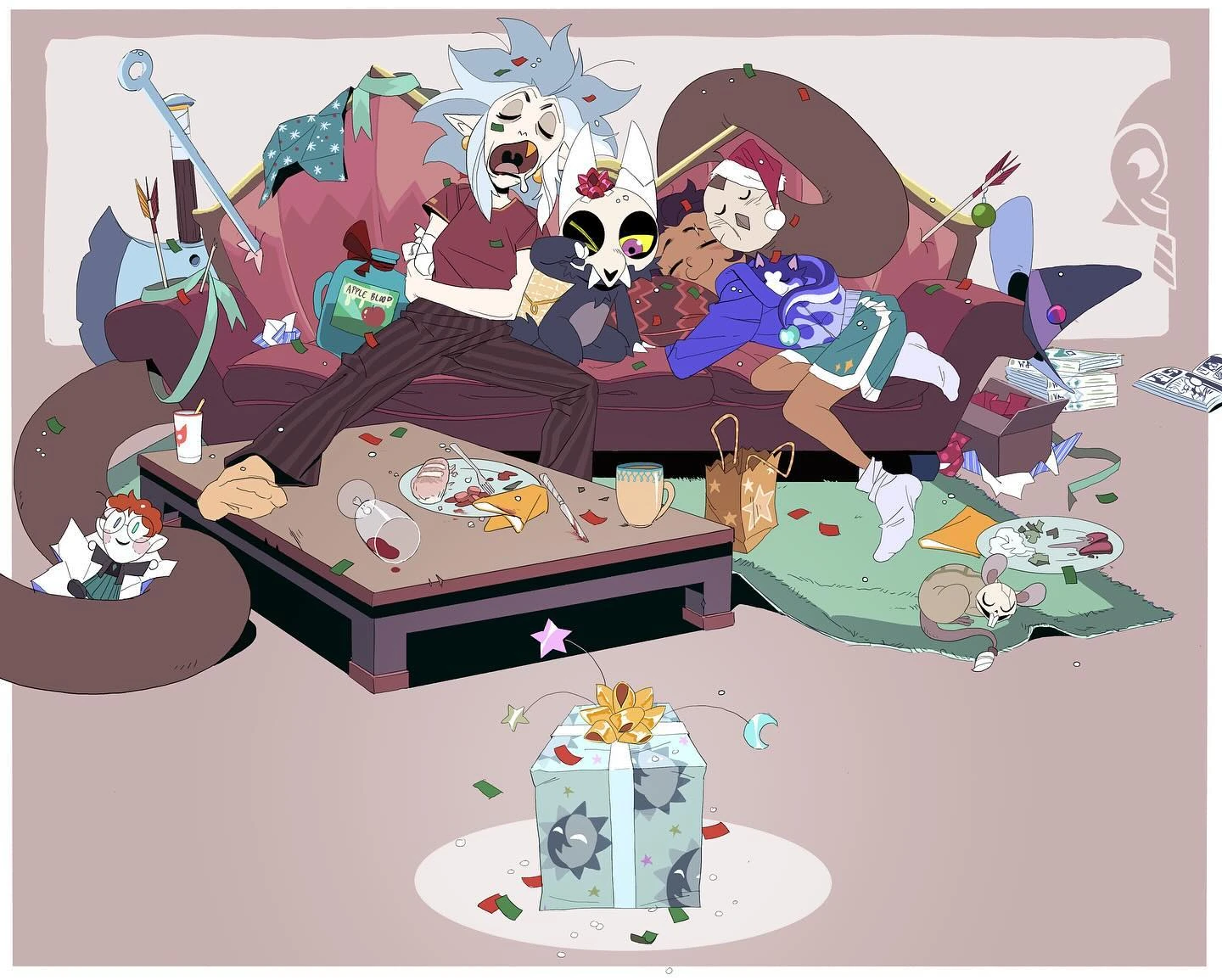 TOH holiday art by Dana Terrace | Fandom