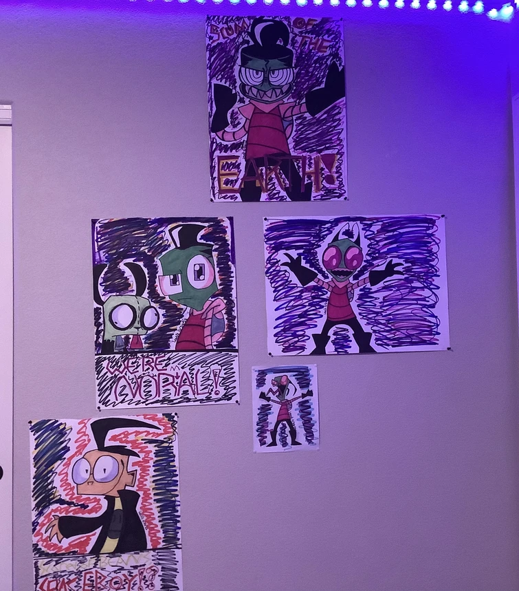 behold my giant wall of handmade posters | Fandom