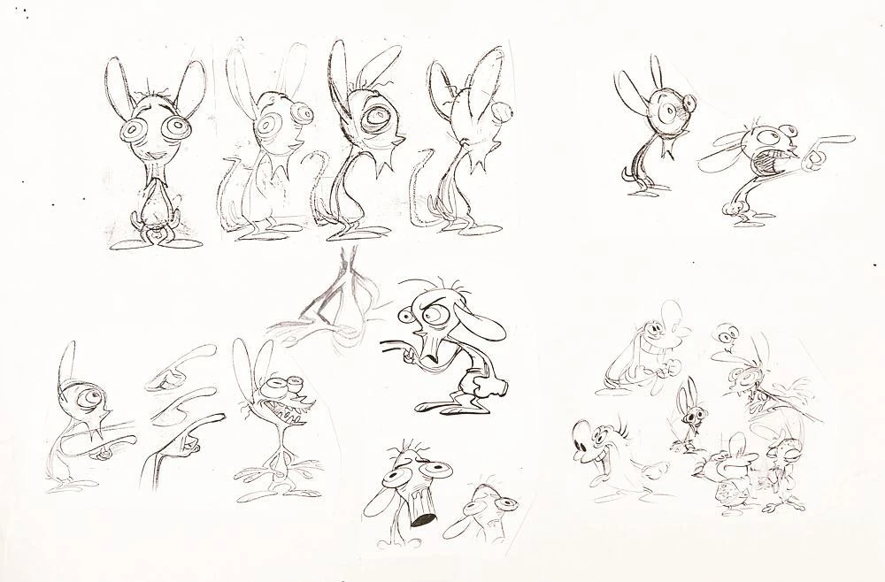 I love their designs so much (art isn’t mine, this is ren and stimpy ...