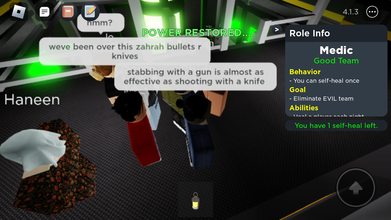 if you still play flicker, are there any characters/ roles that you ...