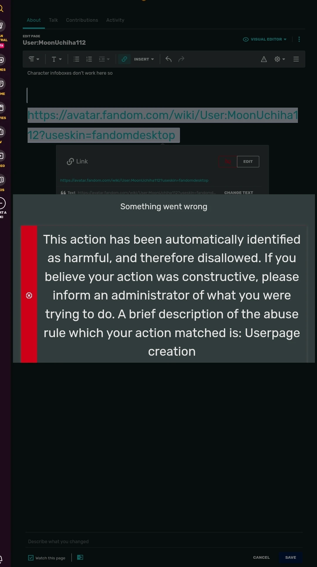 If you not admin or mod just ignore | Fandom
