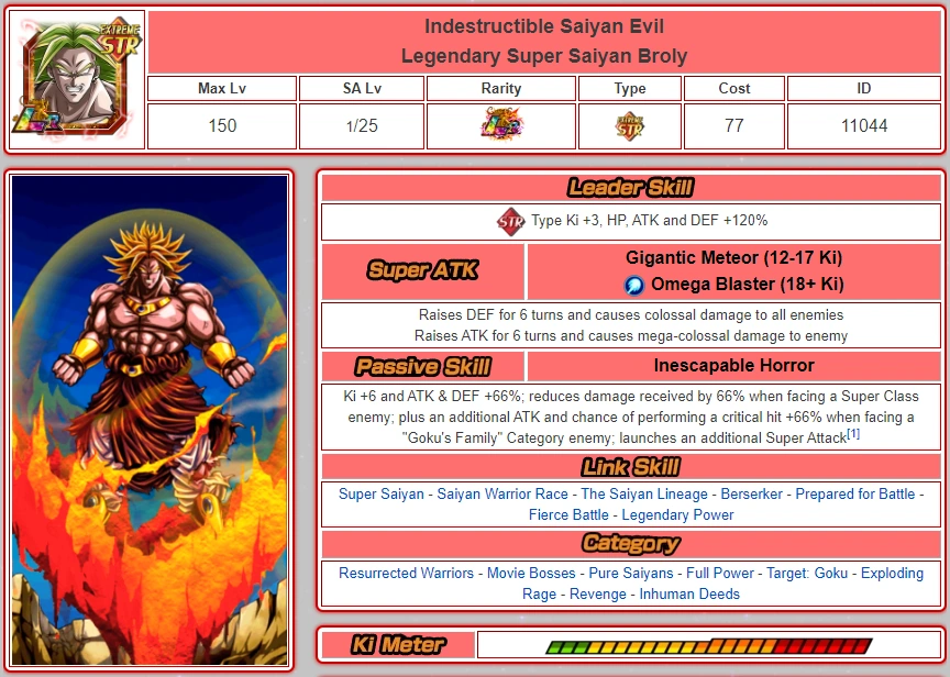 LR STR Legendary SS Broly EZA Concept | Fandom