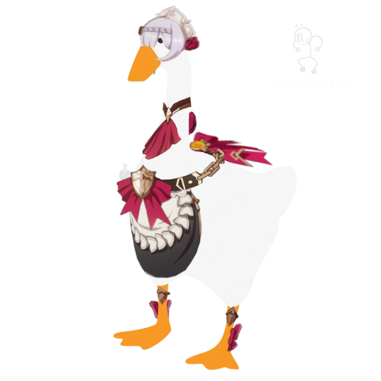 a finished but still bad attempt at turning my mains into geese #5.5 ...