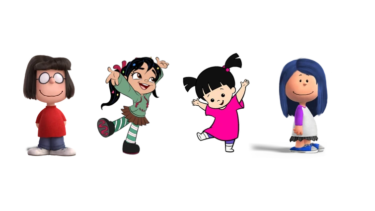 Marcie Carlin, Vanellope Carlin, Mary Carlin and Kayla Boubenweir | Fandom