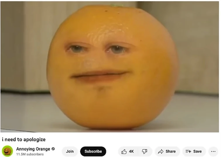 The Annoying Orange situation is insane. | Fandom