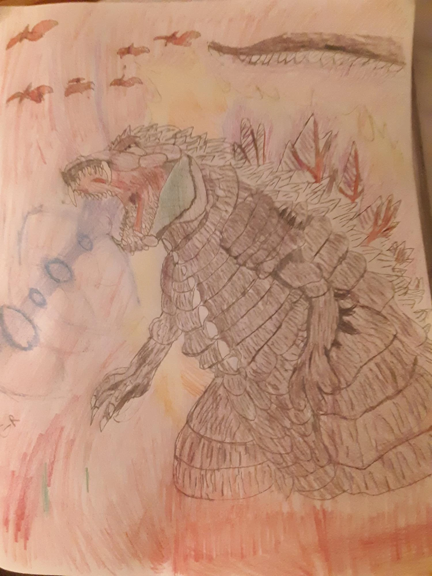 You wanted it, you got it. Godzilla ultima drawing | Fandom