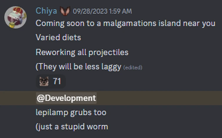 Development Log #28, 30/09/2023 | Fandom