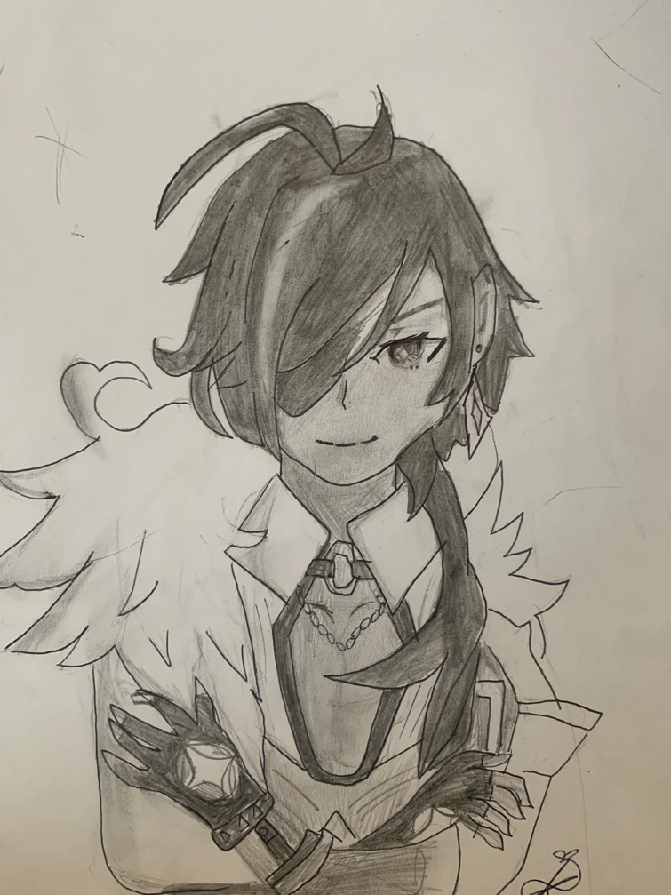 Kaeya fan art bc why not | Fandom