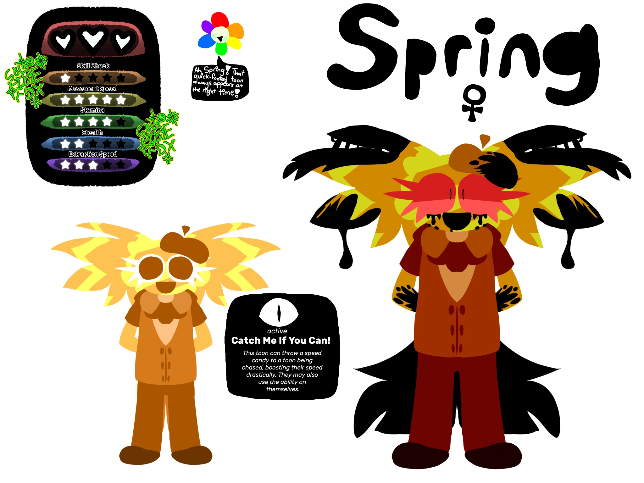 dandy's world oc - spring the speed candy! | Fandom
