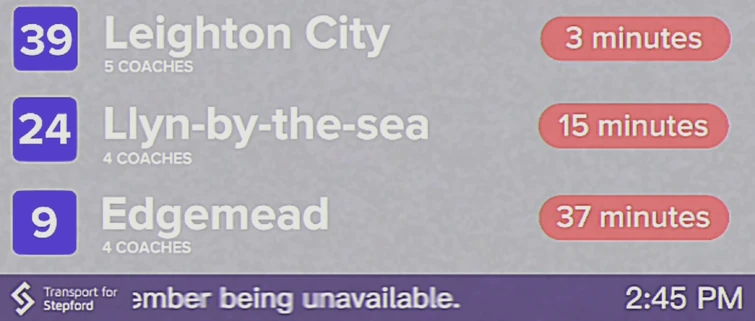 Made a platform train arrivals screen for SCR | Fandom
