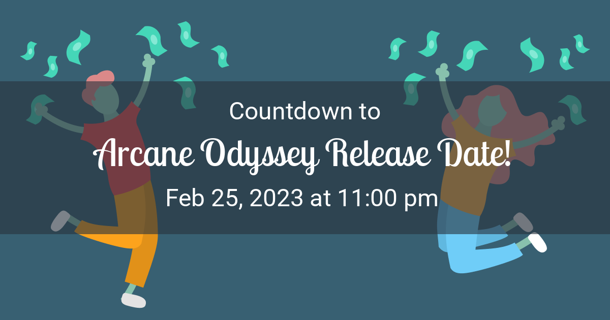 Hello everybody! Arcane Odyssey is finally releasing! | Fandom