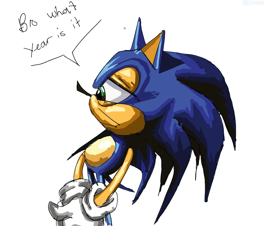 Just a little Sonic doodle | Fandom